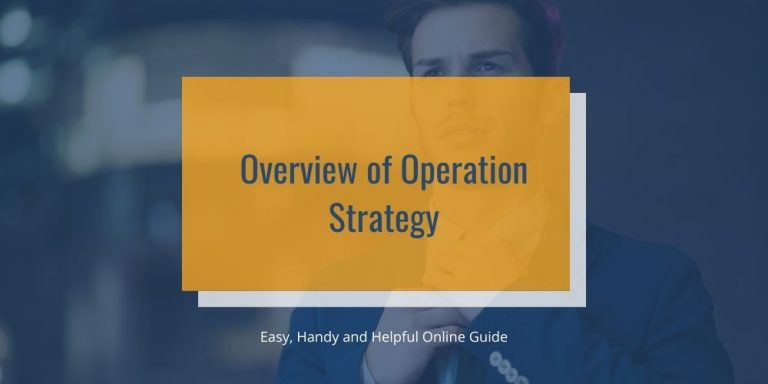 Operation Strategy: Definitions, Types and Steps